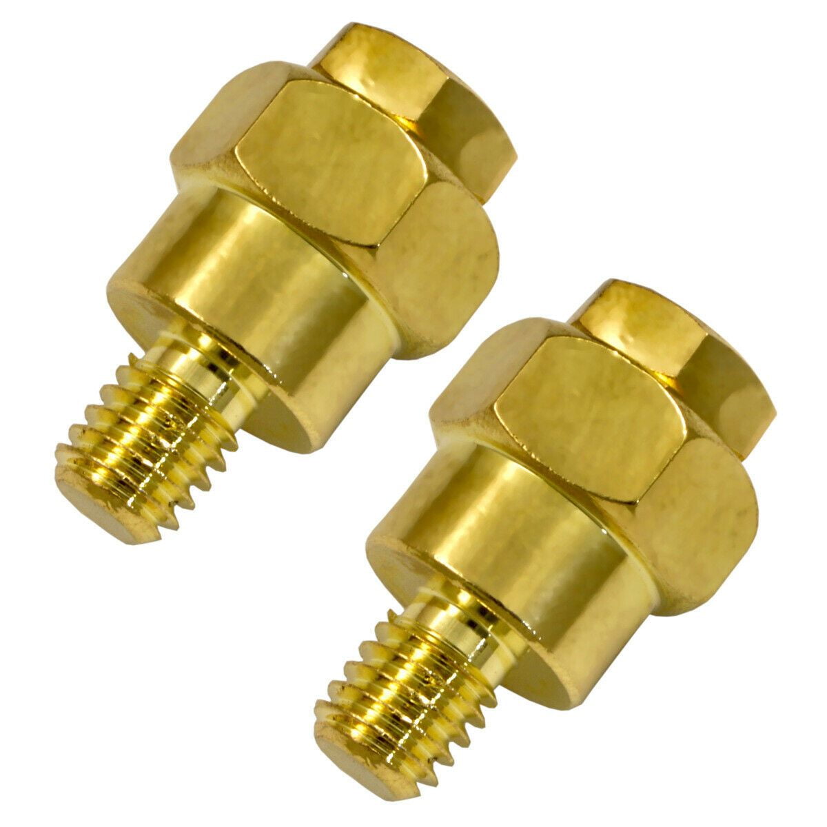 2 GM Side Post Battery Terminal Gold Plated - Walmart.com