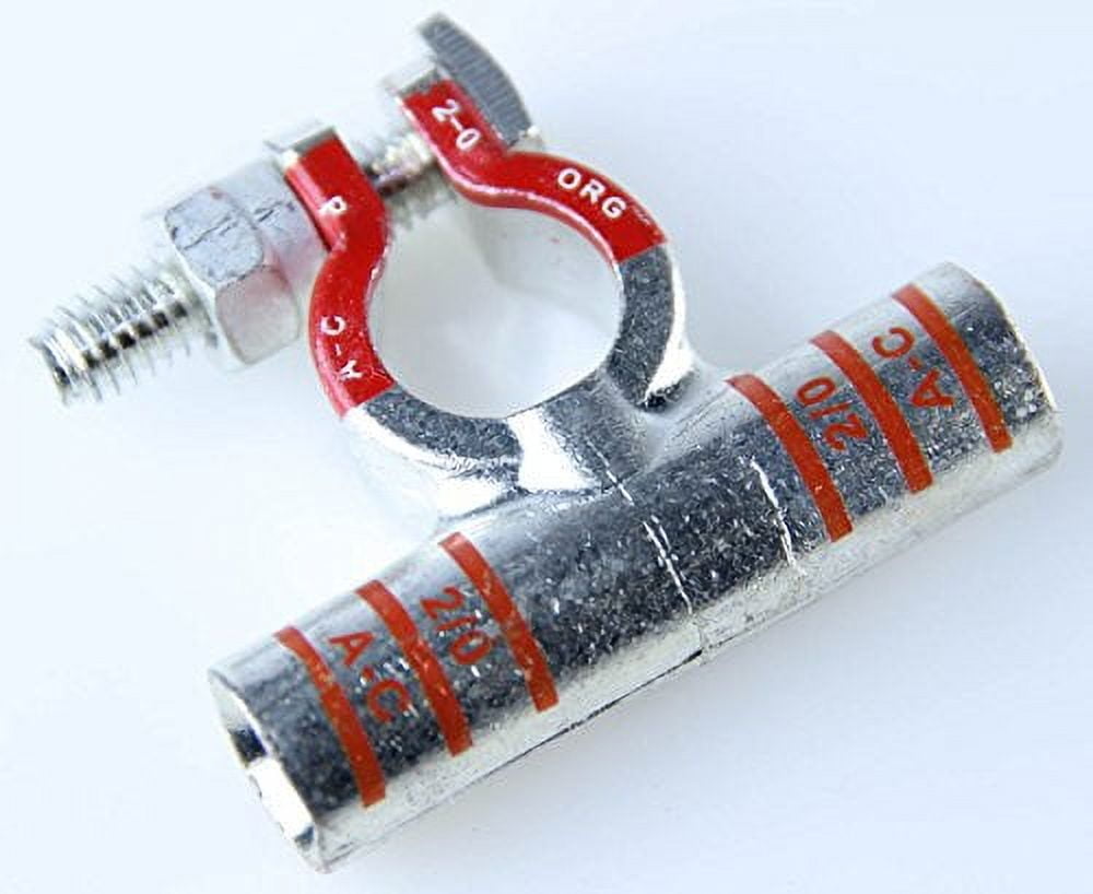 2/ Ga. Positive Flag Battery Terminals (1 per Pack) - Walmart.com
