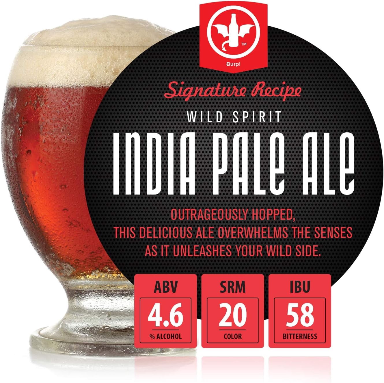 2 Gal. Wild Spirit IPA Recipe Kit - Makes a Wicked-Good 4.6% ABV Batch ...