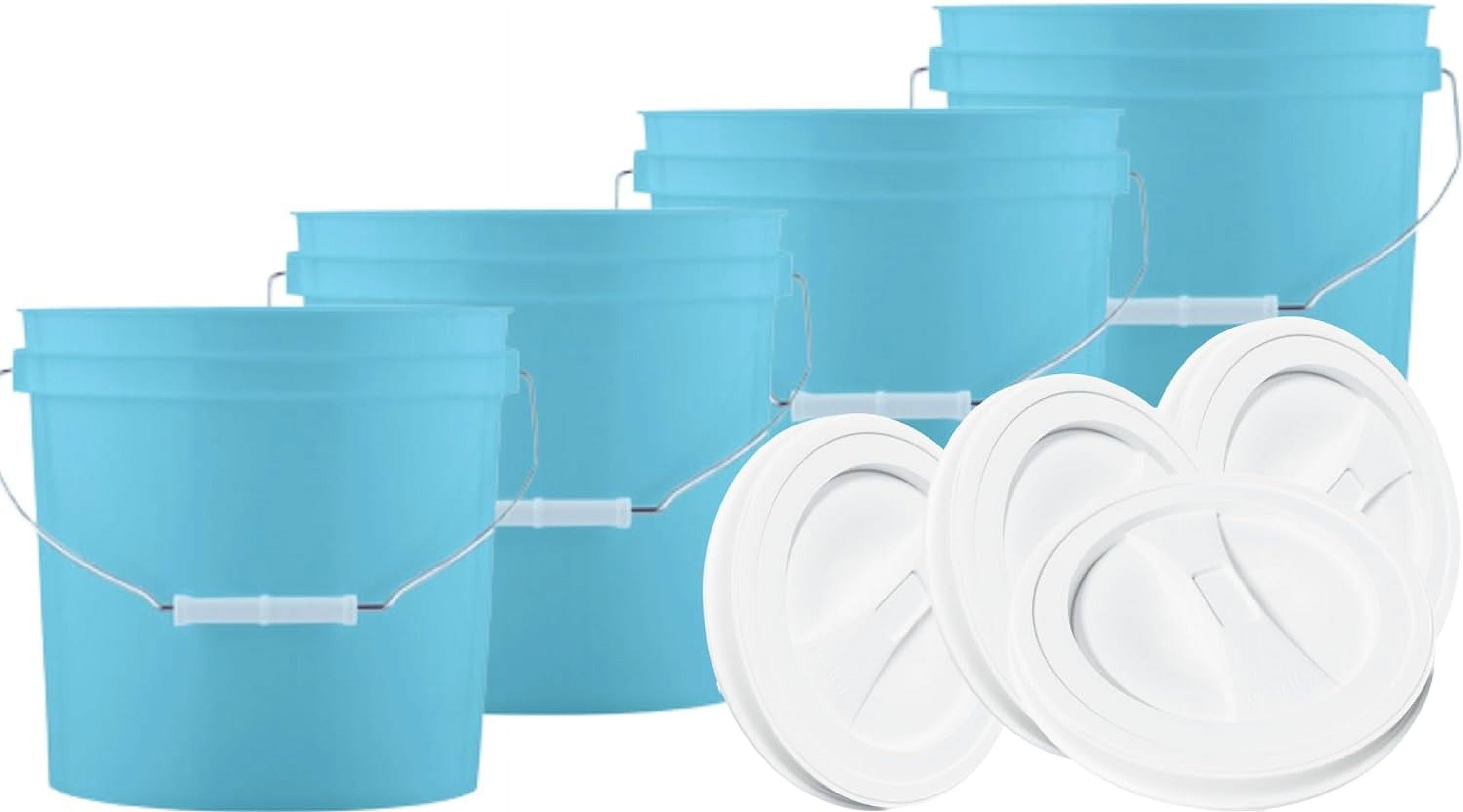 3 Gallon Bucket 5 Gallon Food Grade Buckets BPA Free Wth Lds Pals 90ml ...