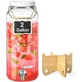 2 Gallon Drink Dispenser for Parties（7600ML）, 1 Pack Leak Proof ...