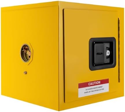 2 Gallon Flammable Storage Cabinet, Hazardous Material Storage Cabinet ...