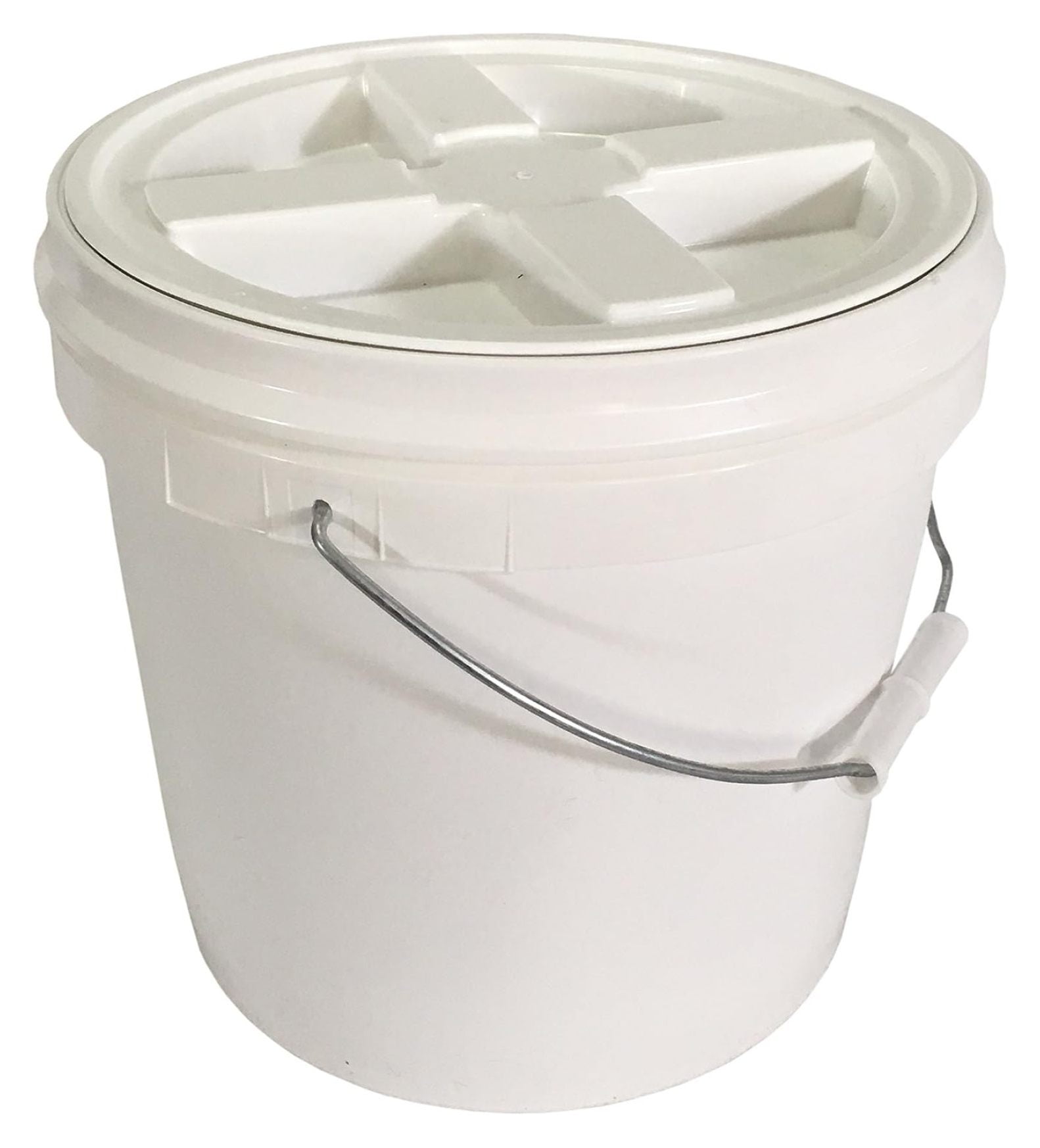 2 Gallon Food Grade Bucket with Easy Airtight Spin Off and On Gamma ...