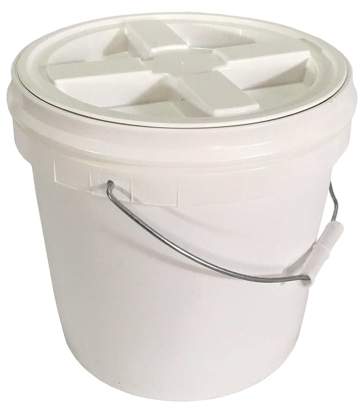 2 Gallon Food Grade Bucket with Easy Airtight Spin Off and Spin On ...