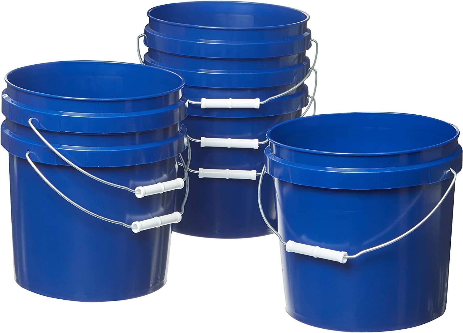 2 Gallon Food Grade Buckets, BPA Free Container Storage, Durable HDPE ...