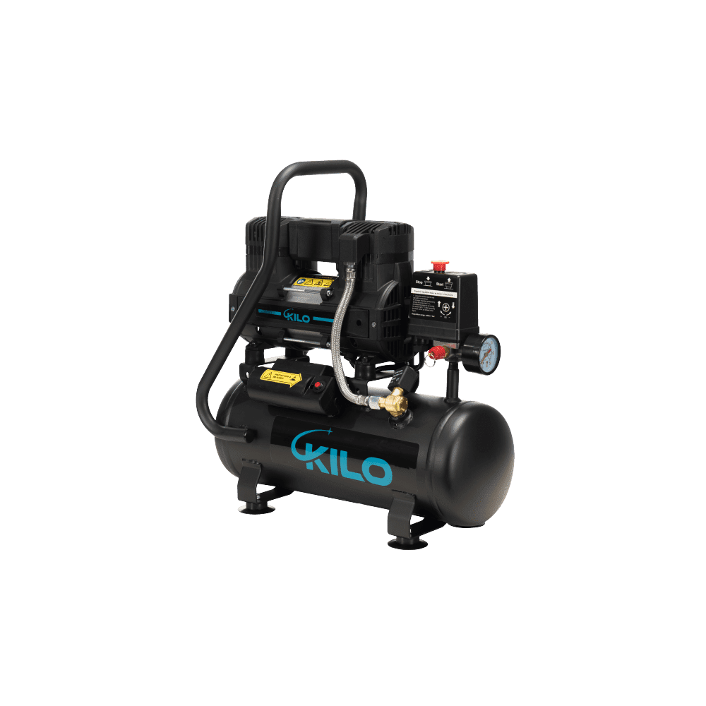 2 Gallon Oil Free Air Compressor, 1.0HP, Max.115 PSI Pressure, 65dB ...