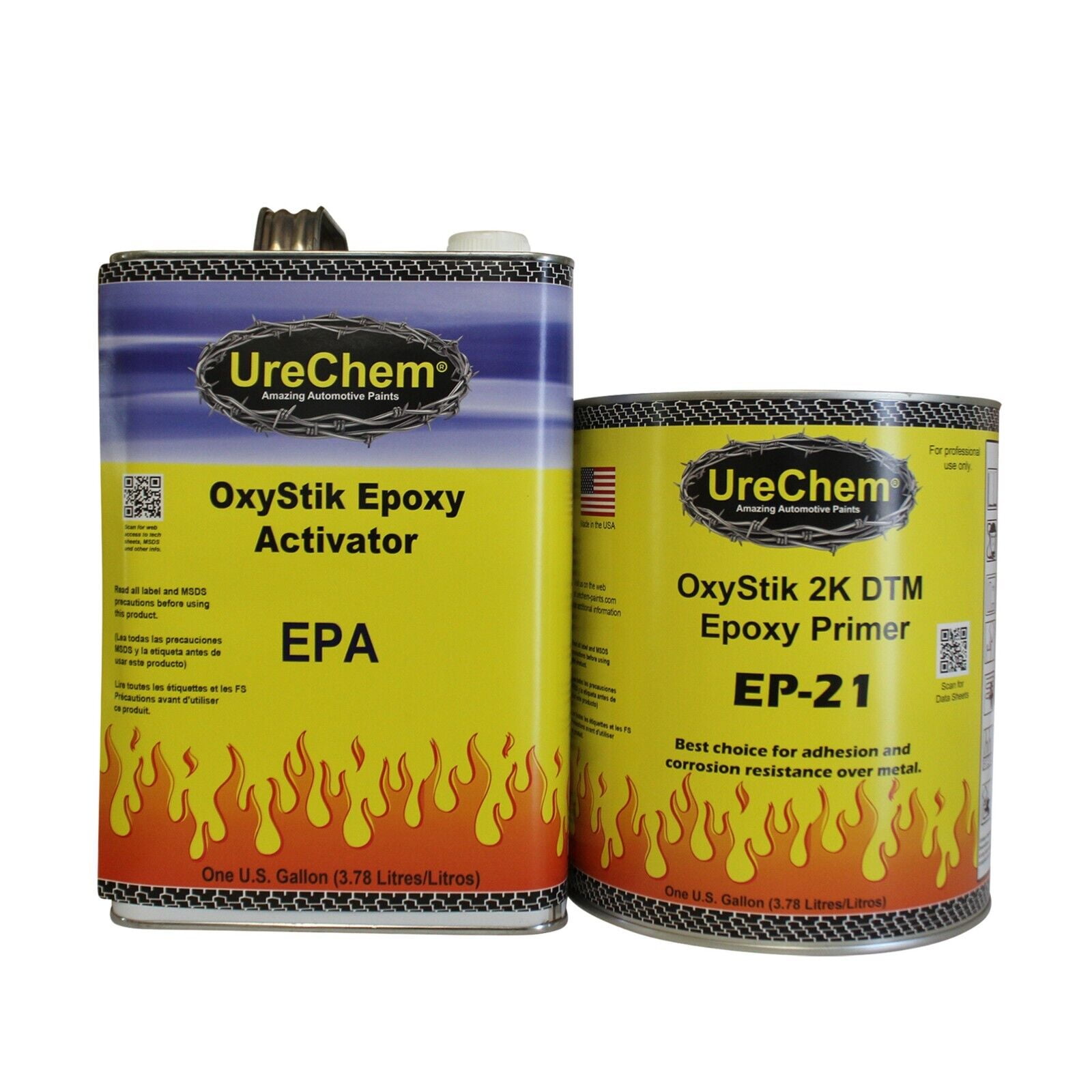 2 Gallon OxyStik Grey DTM 2K Epoxy Primer Kit - Walmart.com