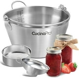 2 Gallon Stainless Steel Pot, 8 Quarts, Dishwasher Safe, Pouring Spout ...