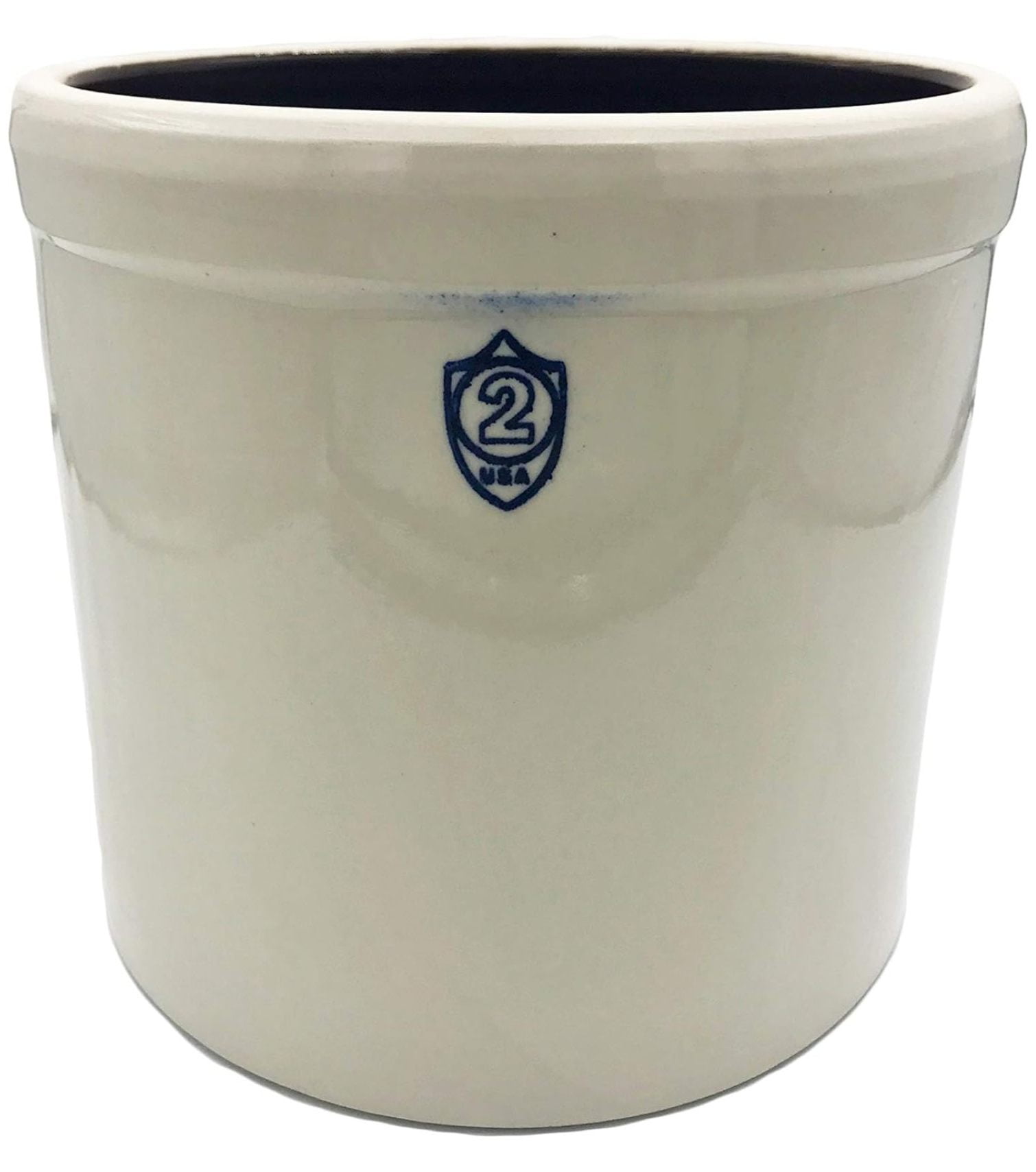 2 Gallon Stoneware Crock - Food Safe Fermenting Crock for Vegetables ...