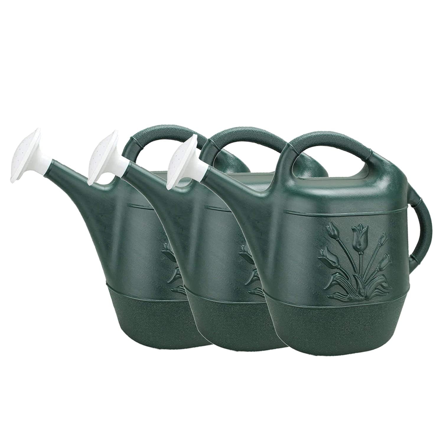 2 Gallon Watering Can Plastic, Large Outdoor Garden Water Can with 1.5 ...