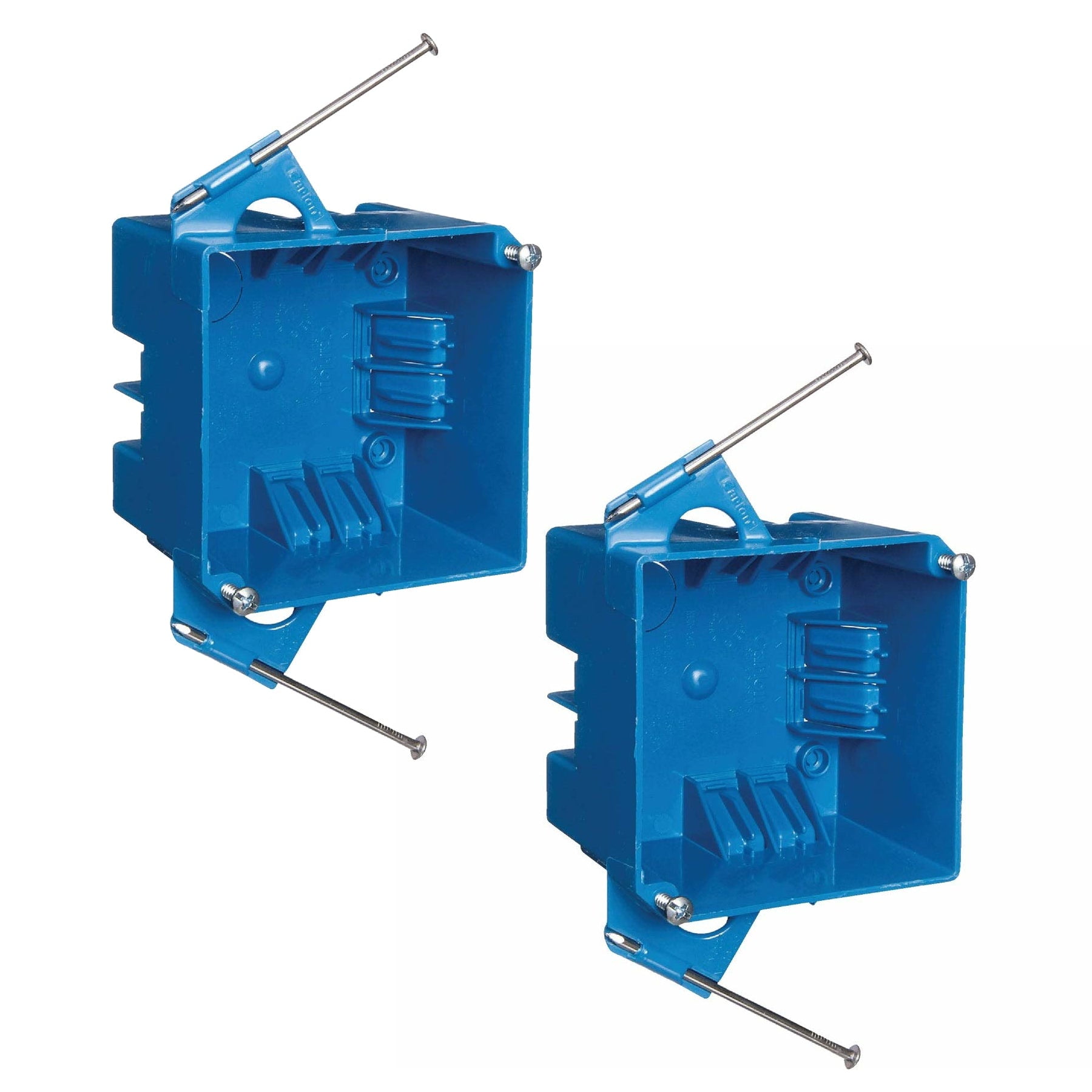 2-Gang 32 cu. in. New Work Electrical Outlet Box and Switch 2 Pack ...