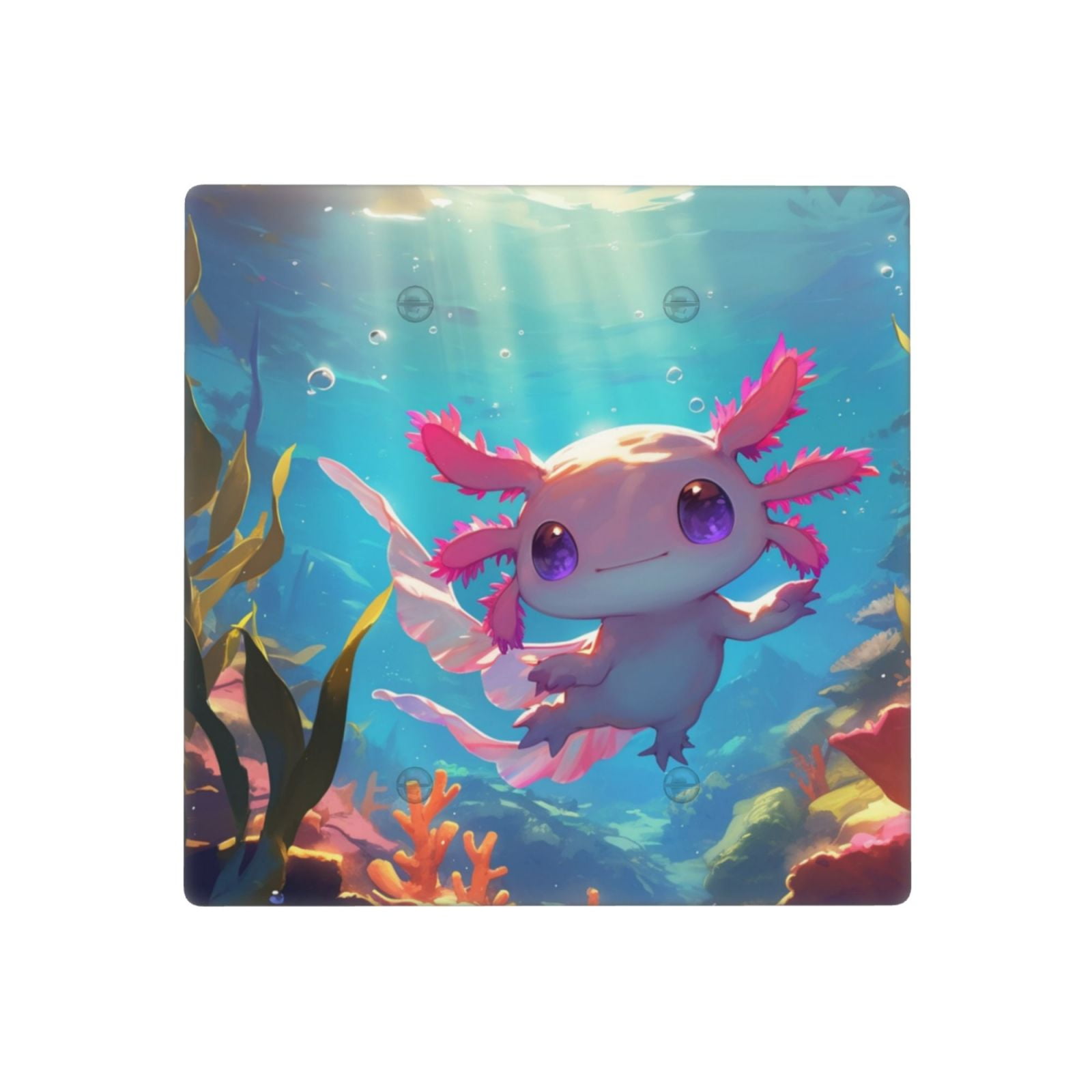 2-Gang Blank Wall Plate for Bedroom Room Bathroom Decorative, Kawaii ...