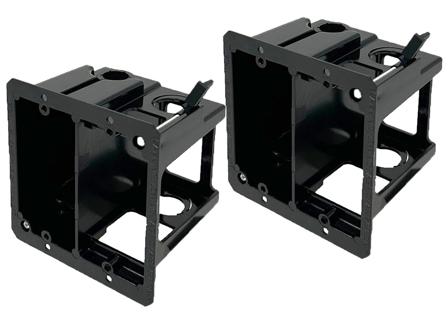 2-Gang Combo Electrical Power & Low-Voltage Old Work Box, Dual-Function ...