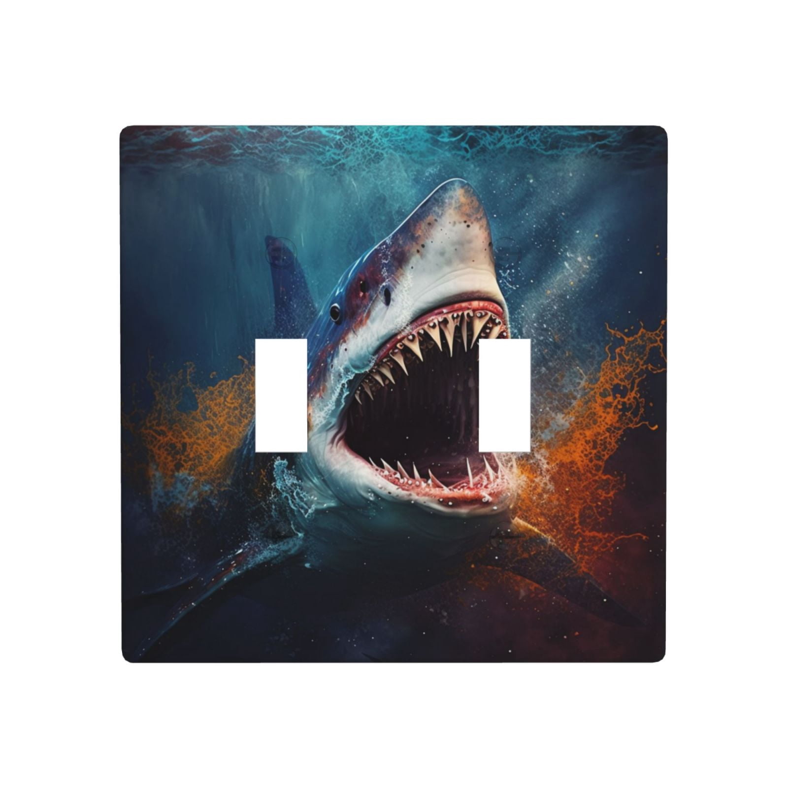 2 Gang Double Toggle Wall Plate Light Switch Cover Wallplate - Angry ...