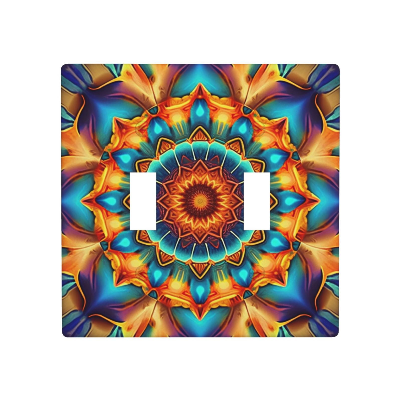 2 Gang Double Toggle Wall Plate Light Switch Cover Wallplate ...