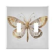 Leozcaa 3D Butterfly Light Switch Cover Wall Plate Butterflies Single ...