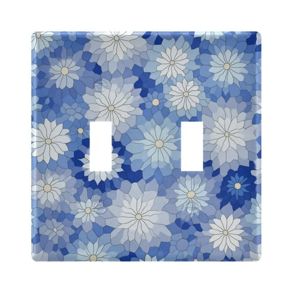 2-Gang Light Switch Wall Plate Outlet Cover for home electrical outlets ...