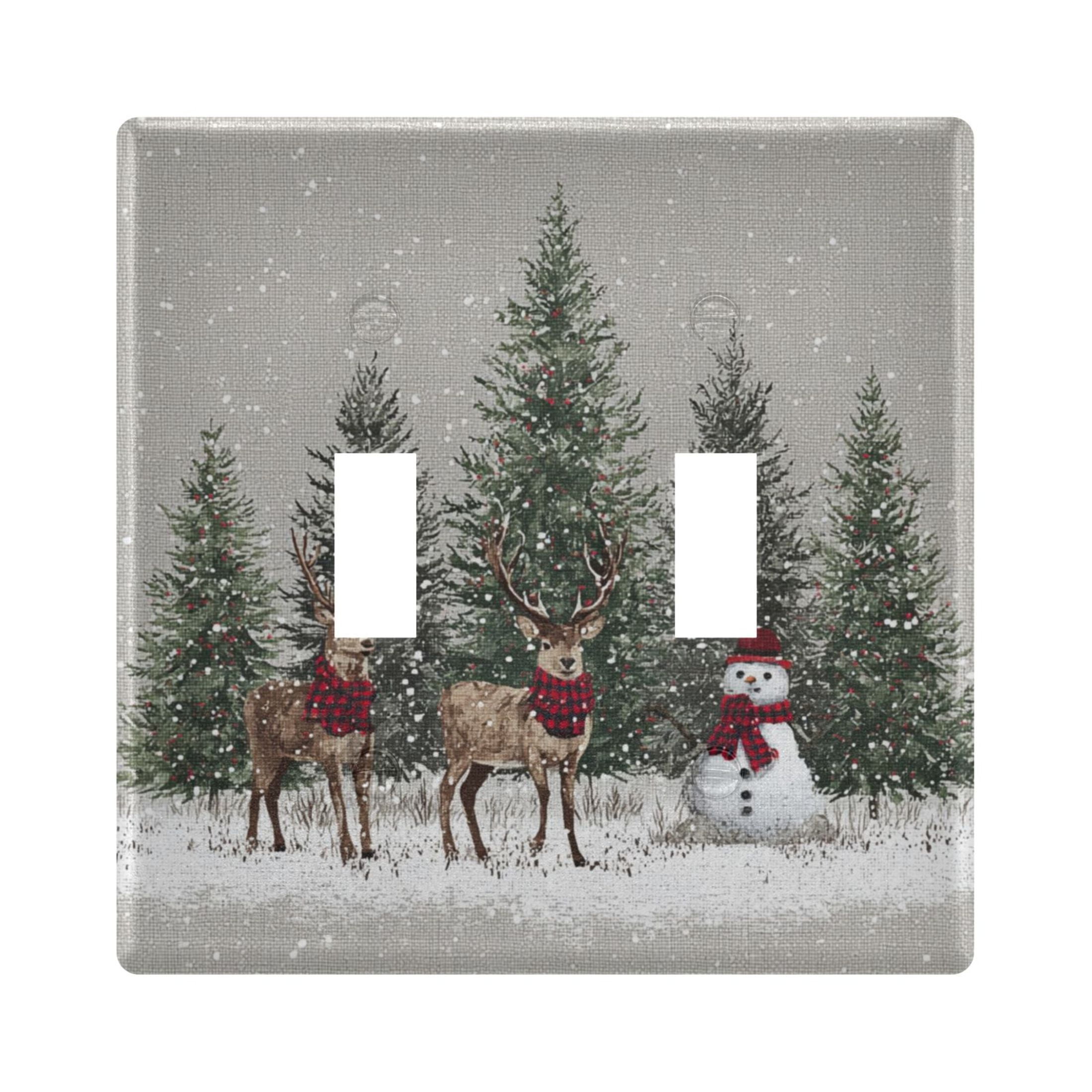 2-Gang Light Switch Wall Plate Outlet Cover for home electrical outlets ...