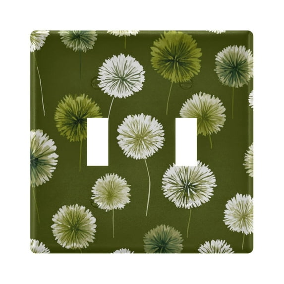 2-Gang Light Switch Wall Plate Outlet Cover for home electrical outlets ...