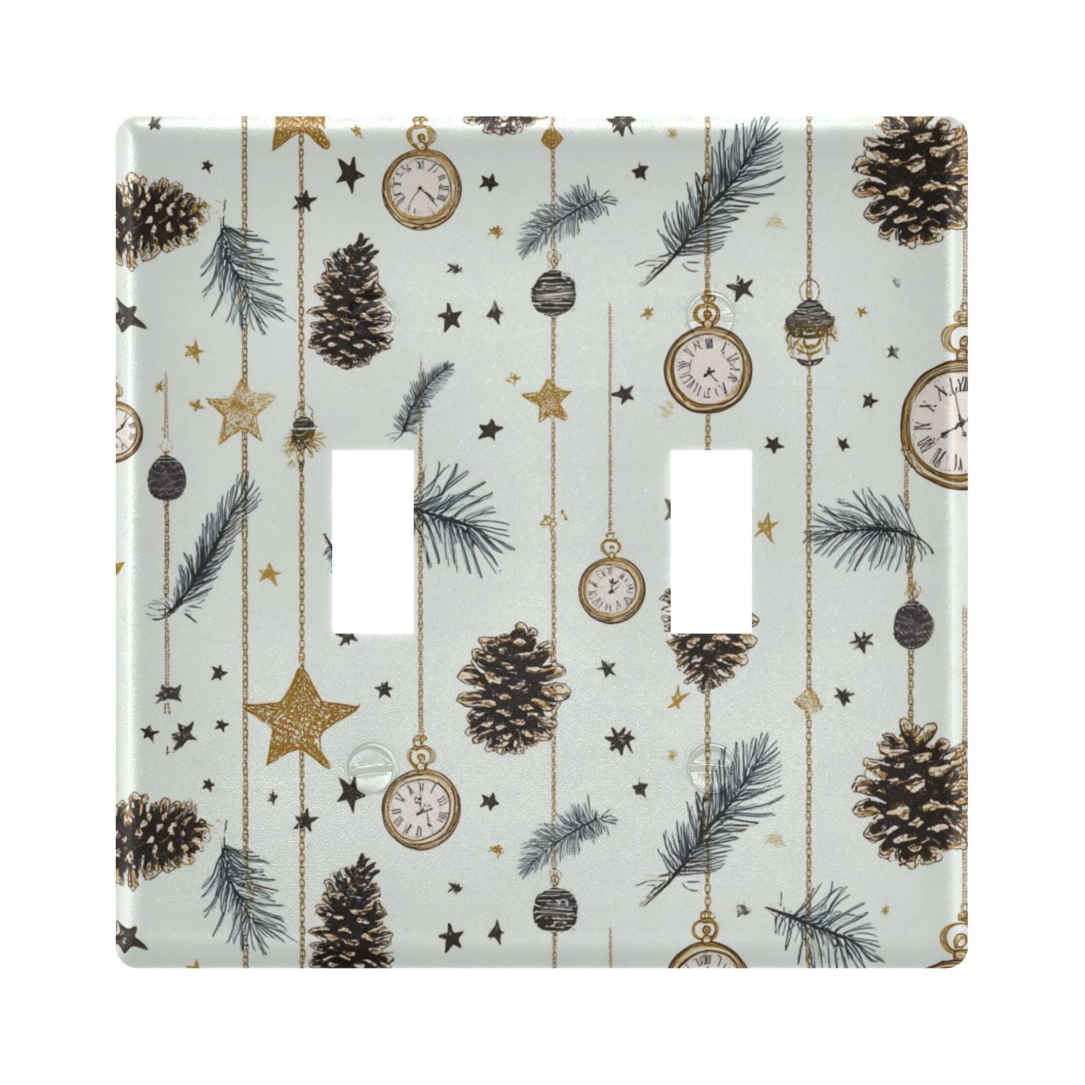 2-Gang Light Switch Wall Plate Outlet Cover for home electrical outlets ...