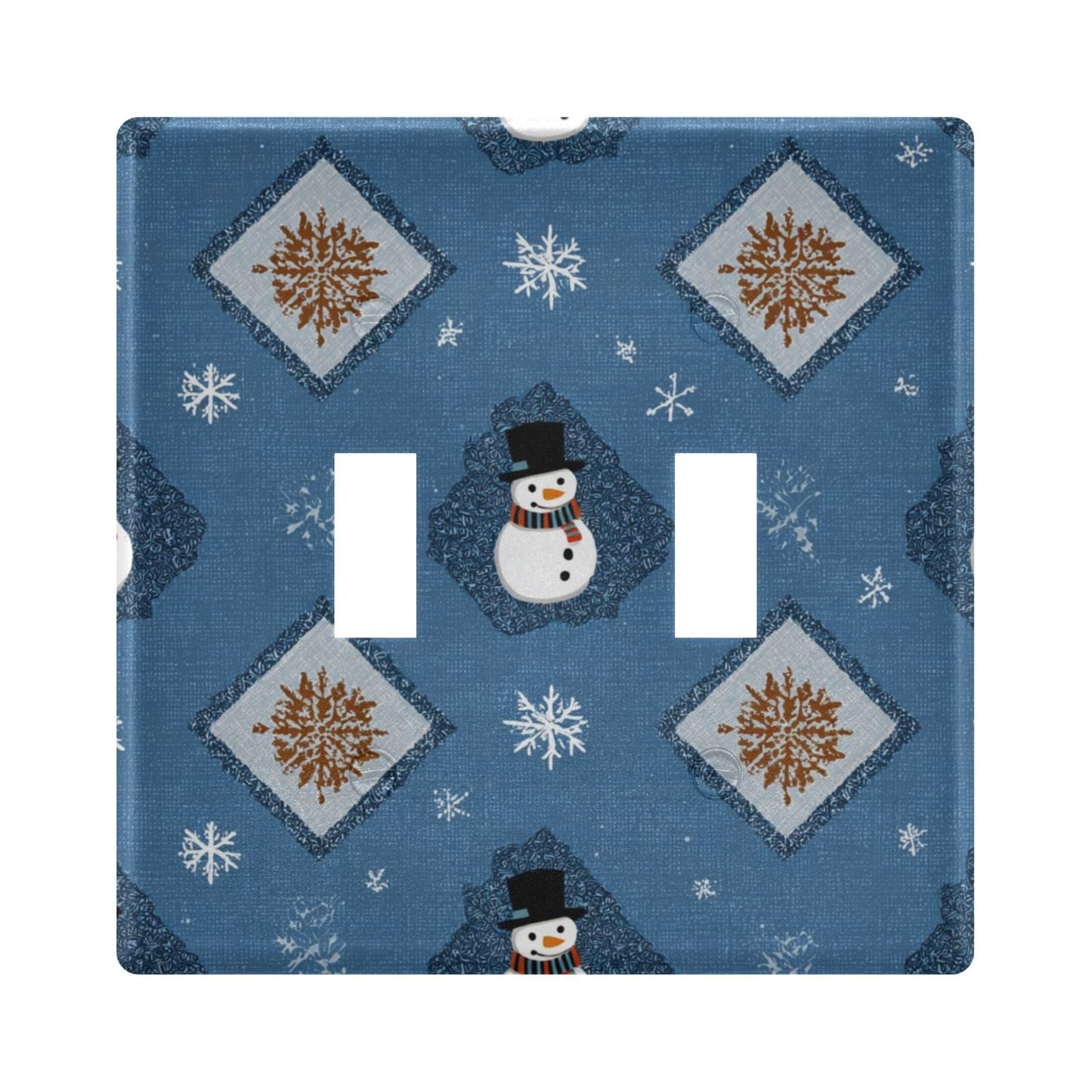 2-Gang Light Switch Wall Plate Outlet Cover for home electrical outlets ...