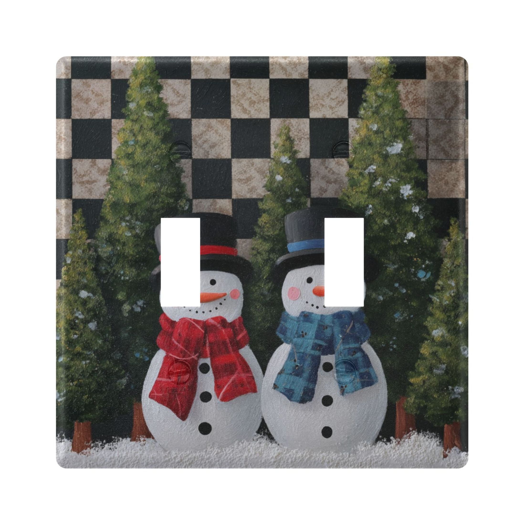 2-Gang Light Switch Wall Plate Outlet Cover for home electrical outlets ...