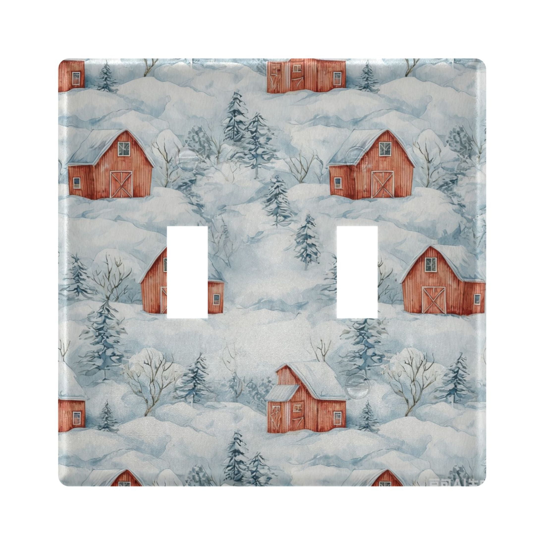 2-Gang Light Switch Wall Plate Outlet Cover for home electrical outlets ...