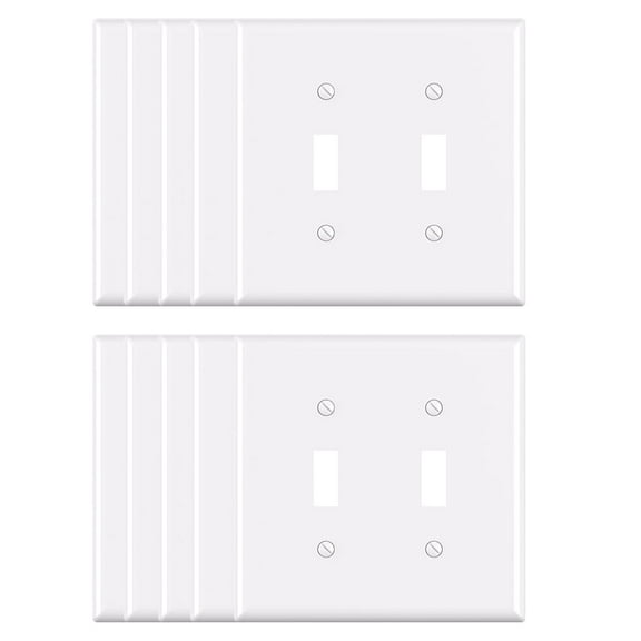 RiteAV 2 Gang 2 Port CAT6 Speaker Jack Coupler Female-Female Wall Plate ...