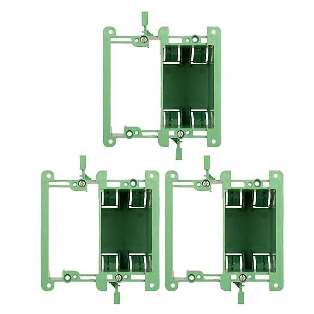 2 Gang Old Work Electrical Outlet Box, Single 14 Cubic inch Wall Outlet ...