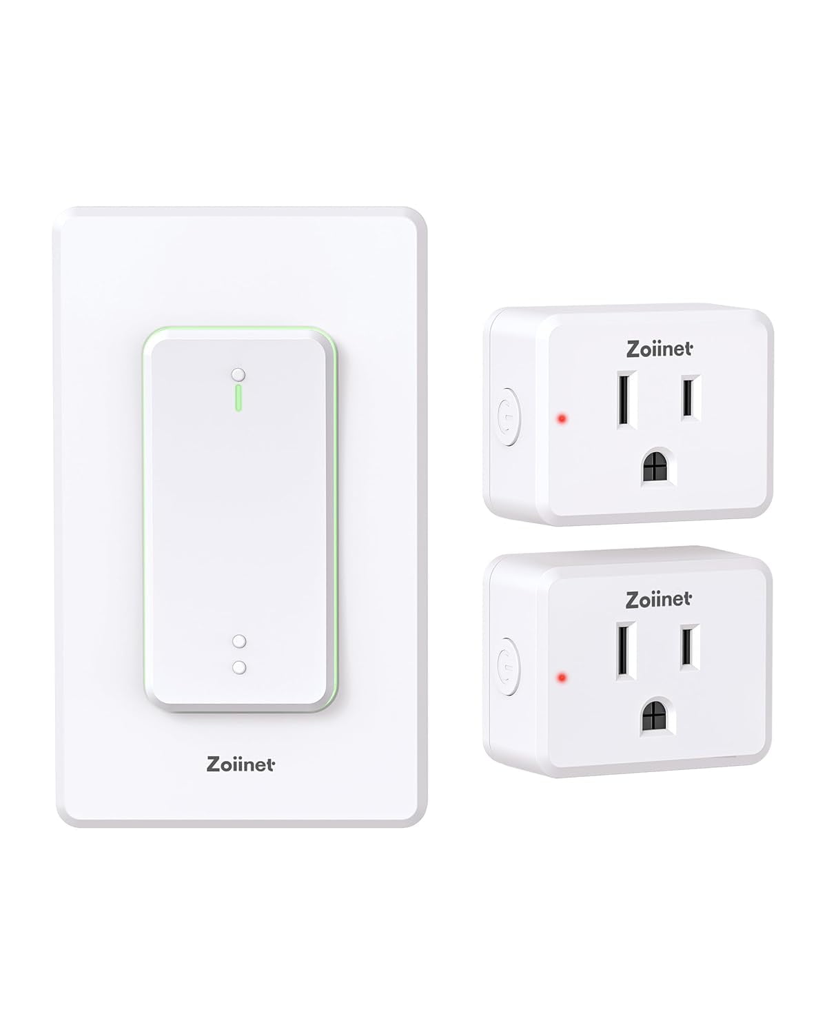 2-Gang Remote Control Outlet Plug Switches, Upgrade Dual Switch Design ...