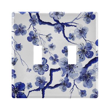 3 Gang Switch Covers Bees Strawberry Daisy Leaves Light Wall Plate Home ...