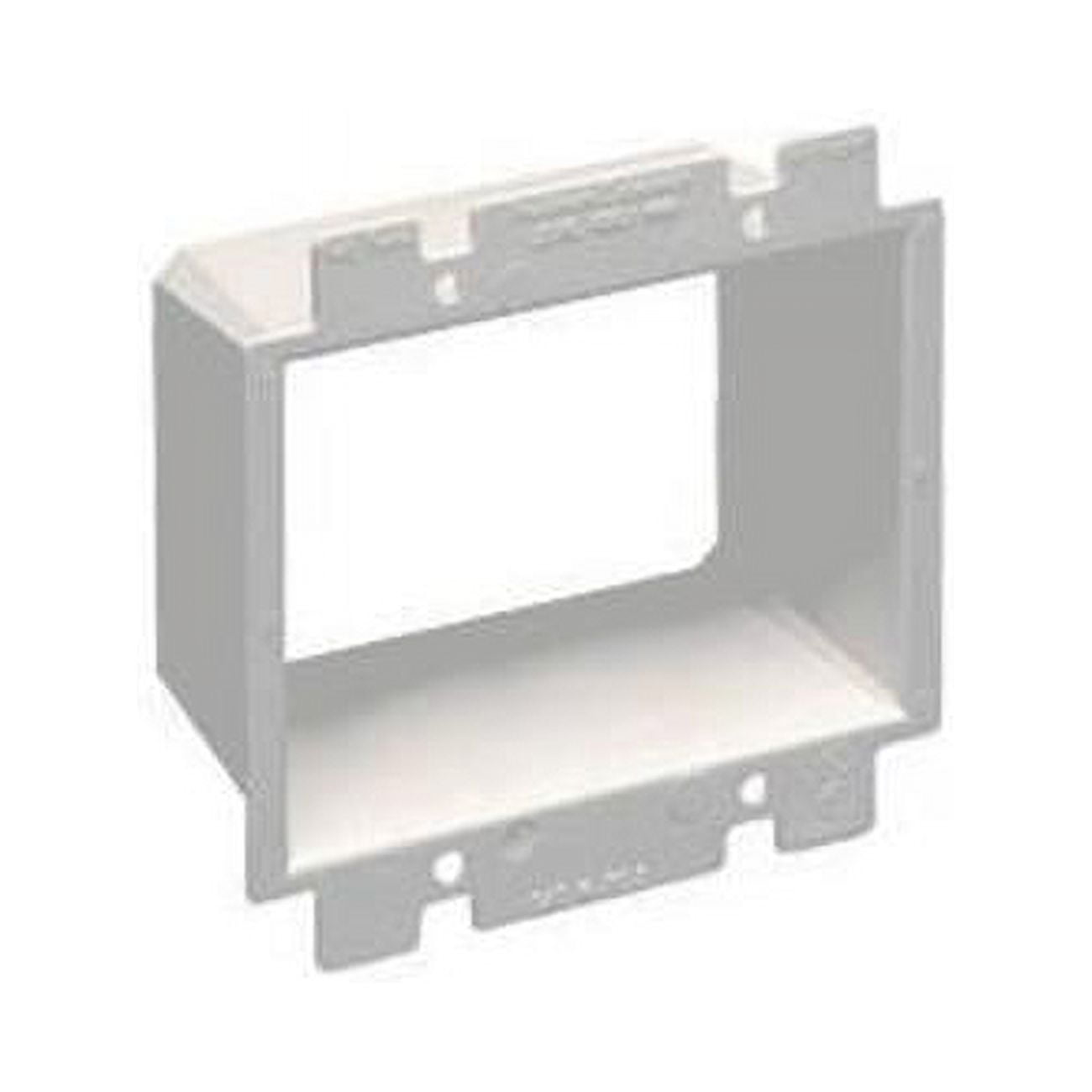 2 Gang White Plastic Box Extender - Walmart.com