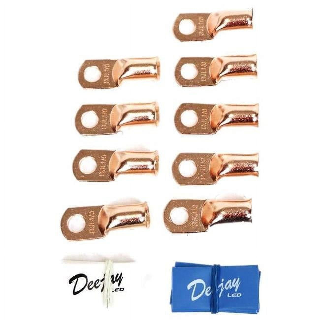 2 Gauge Crimp Connector Style Tube, Blue & White - Pack of 10 - Walmart.com