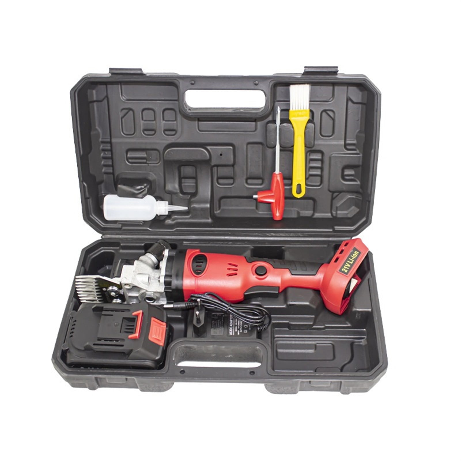 2 Gears Speed 13-teeth Wireless Electric Sheep Goat Kit Shearing ...