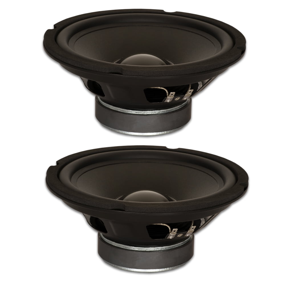 2 Goldwood Sound GW-8024 Rubber Surround 8" Woofers 190 Watts each 4ohm ...