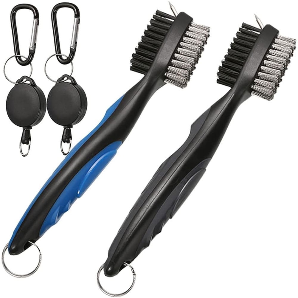 SIISLL Golf Club Brush Groove Cleaner, Double-Sided Bristles, 2 Ft ...