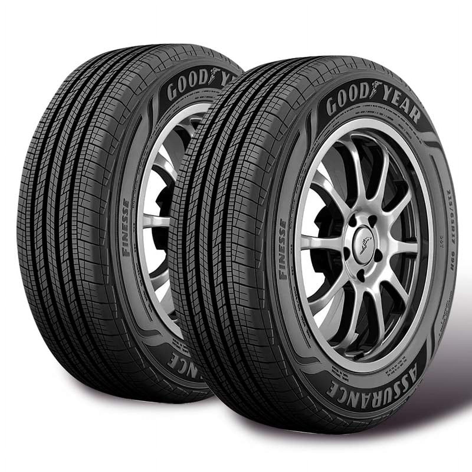 2 Goodyear Assurance Finesse 255/55R20 107V SL Tires 681056566 / 255/55 ...