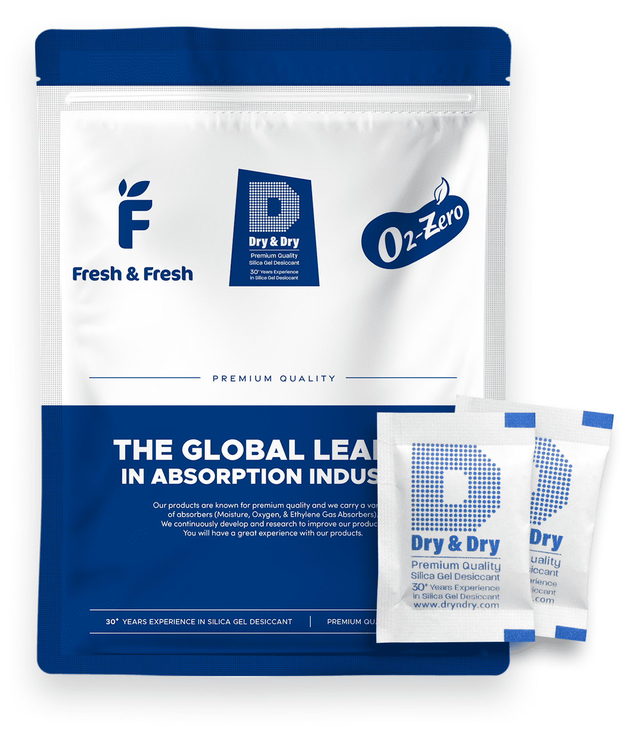 2 Gram [600 Packs] "Dry & Dry" Premium Silica Gel Packets Desiccant ...