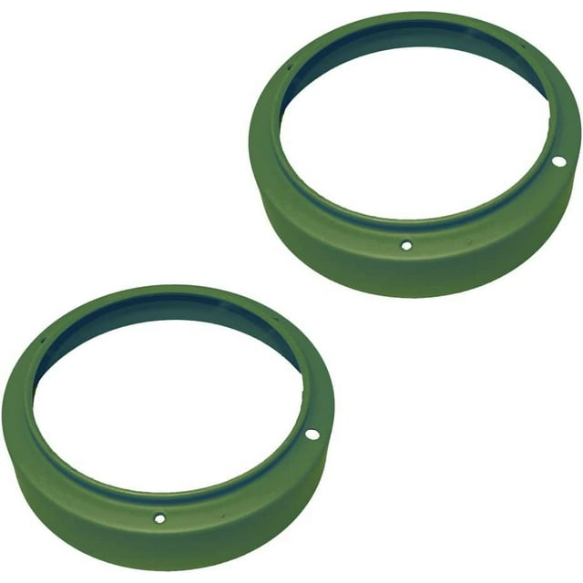 2 Green Bezel Rings for All Military Headlights - Walmart.com