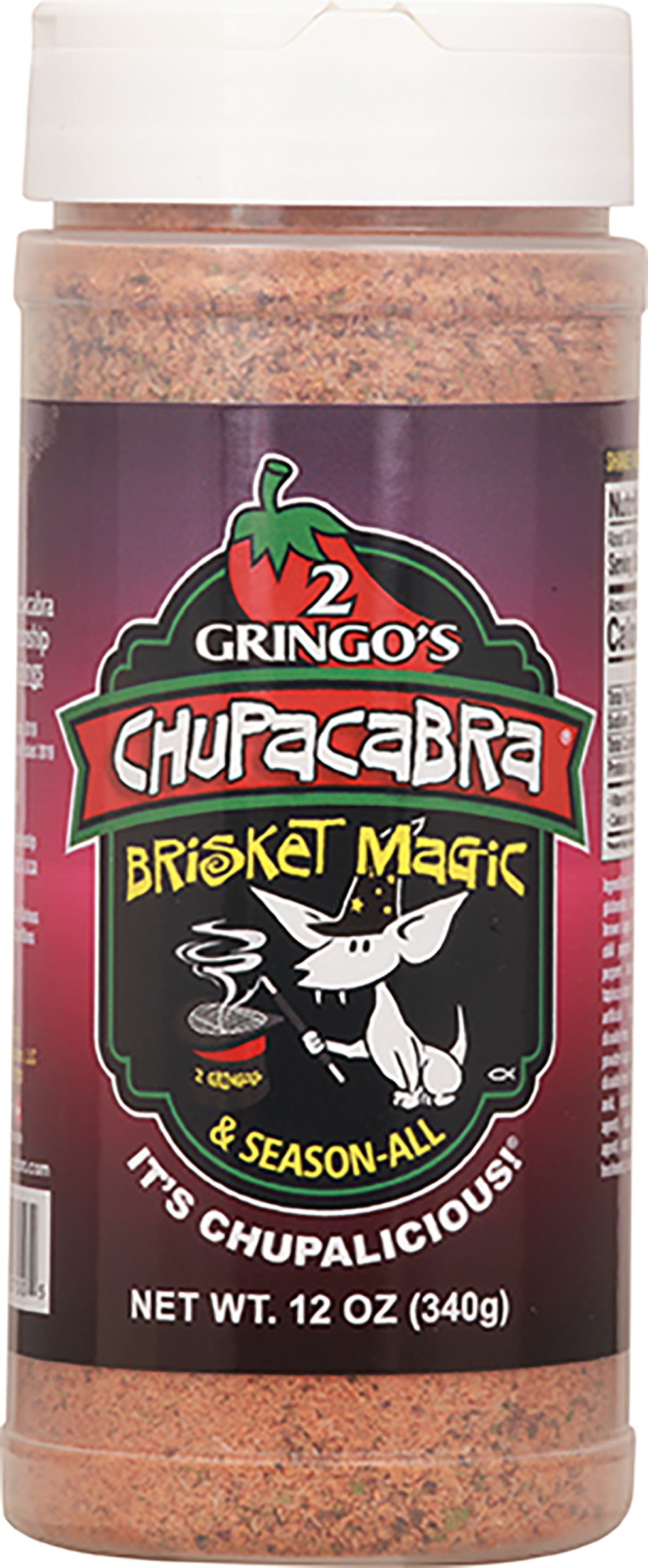 2 Gringos Chupacabra Brisket Seasoning 12 oz (Pack of 6) - Walmart.com