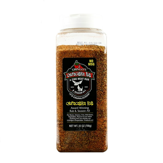 2 Gringos Chupacabra Original Rub, Mexican Food Ingredient, All Purpose ...
