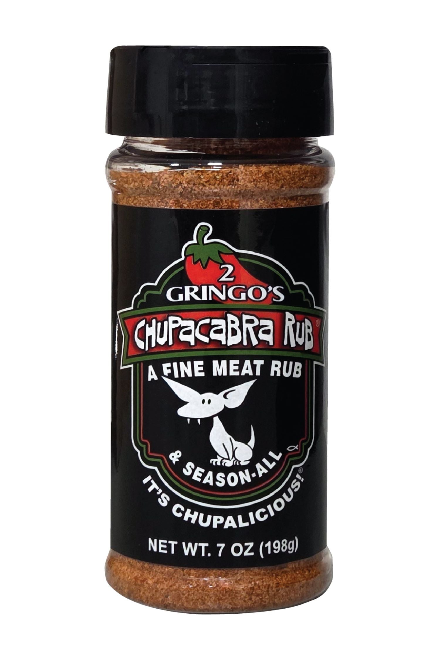 2 GRINGOS Chupacabra Original Rub Seasoning 7oz for Meat, Vegetables ...