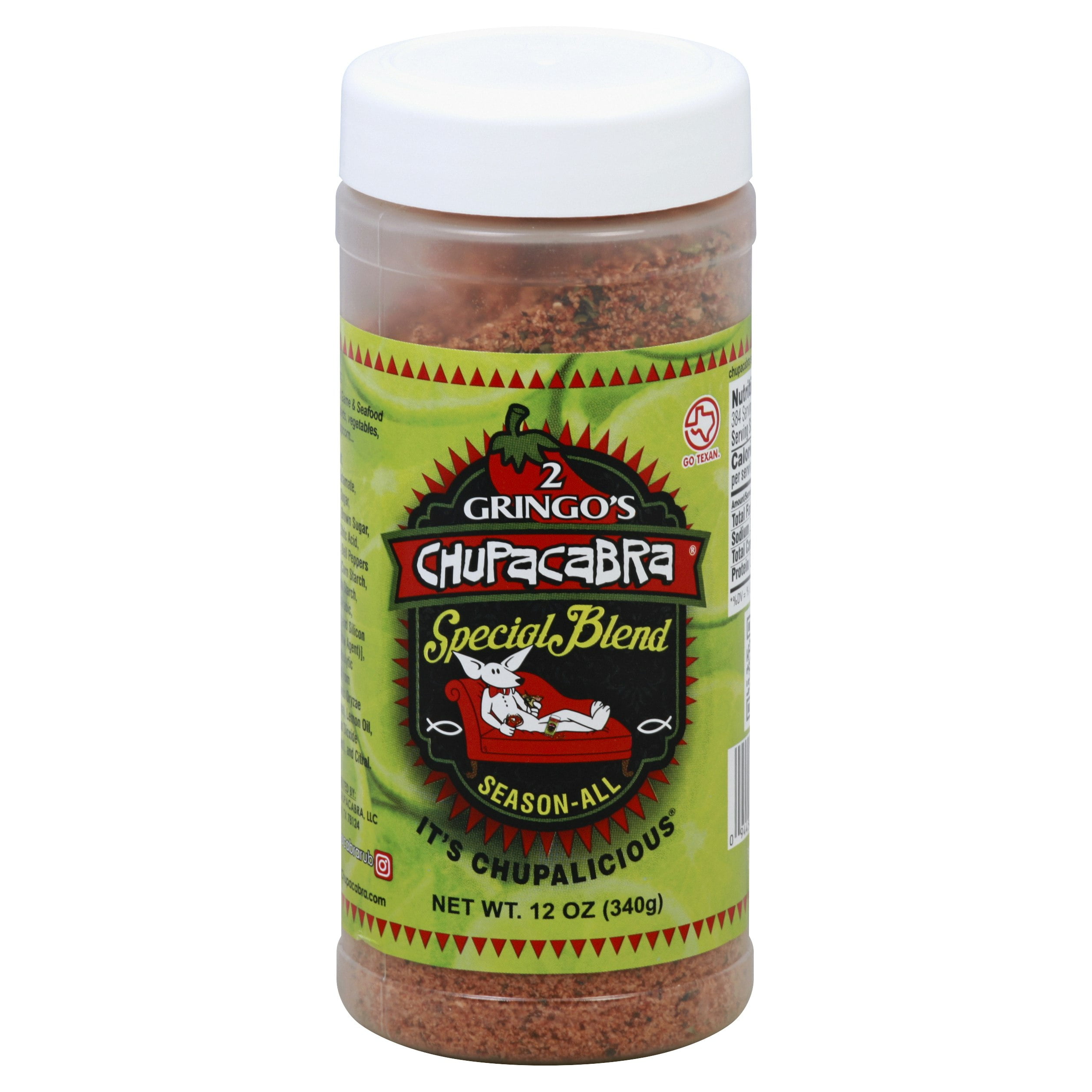 2 Gringos Chupacabra Special Seasoning Blend 12 oz (Pack of 6 ...