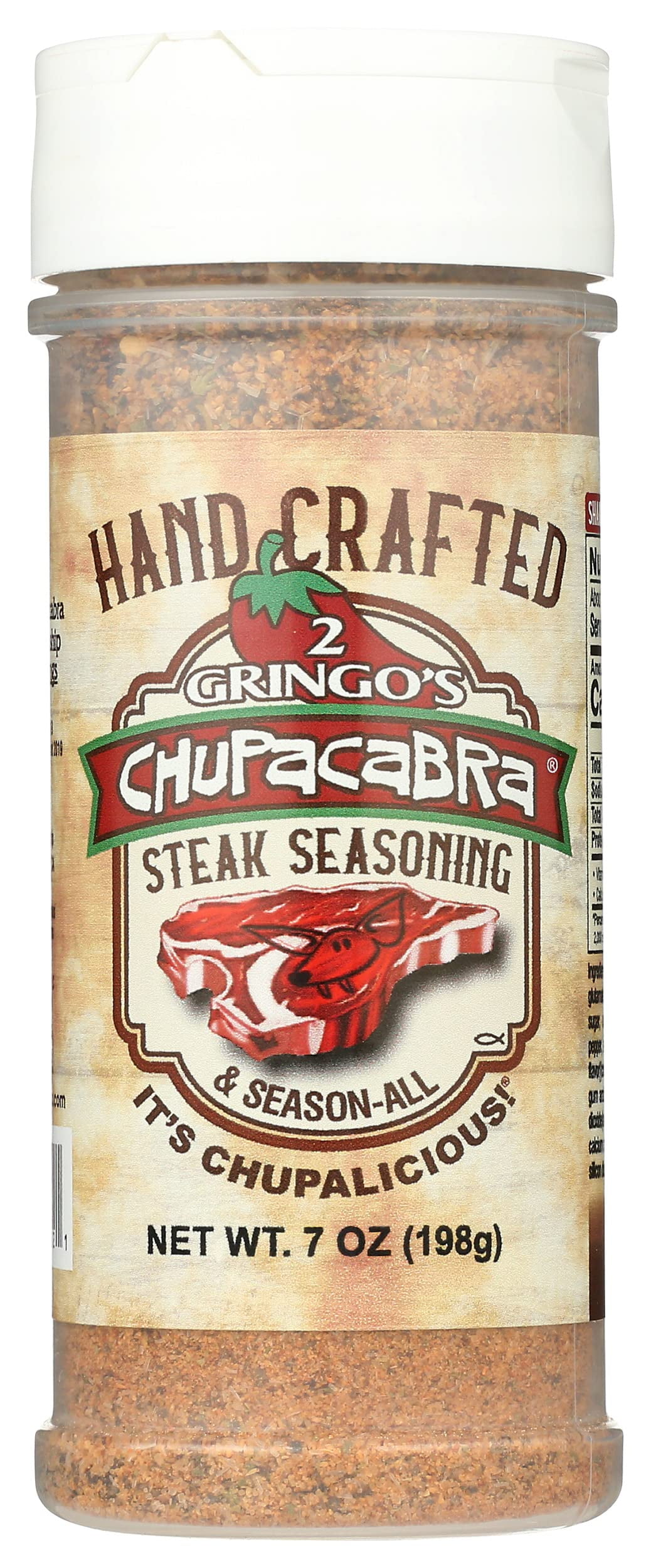 2 Gringos Chupacabra: Steak Seasoning, HYZ01 7 oz - Walmart.com
