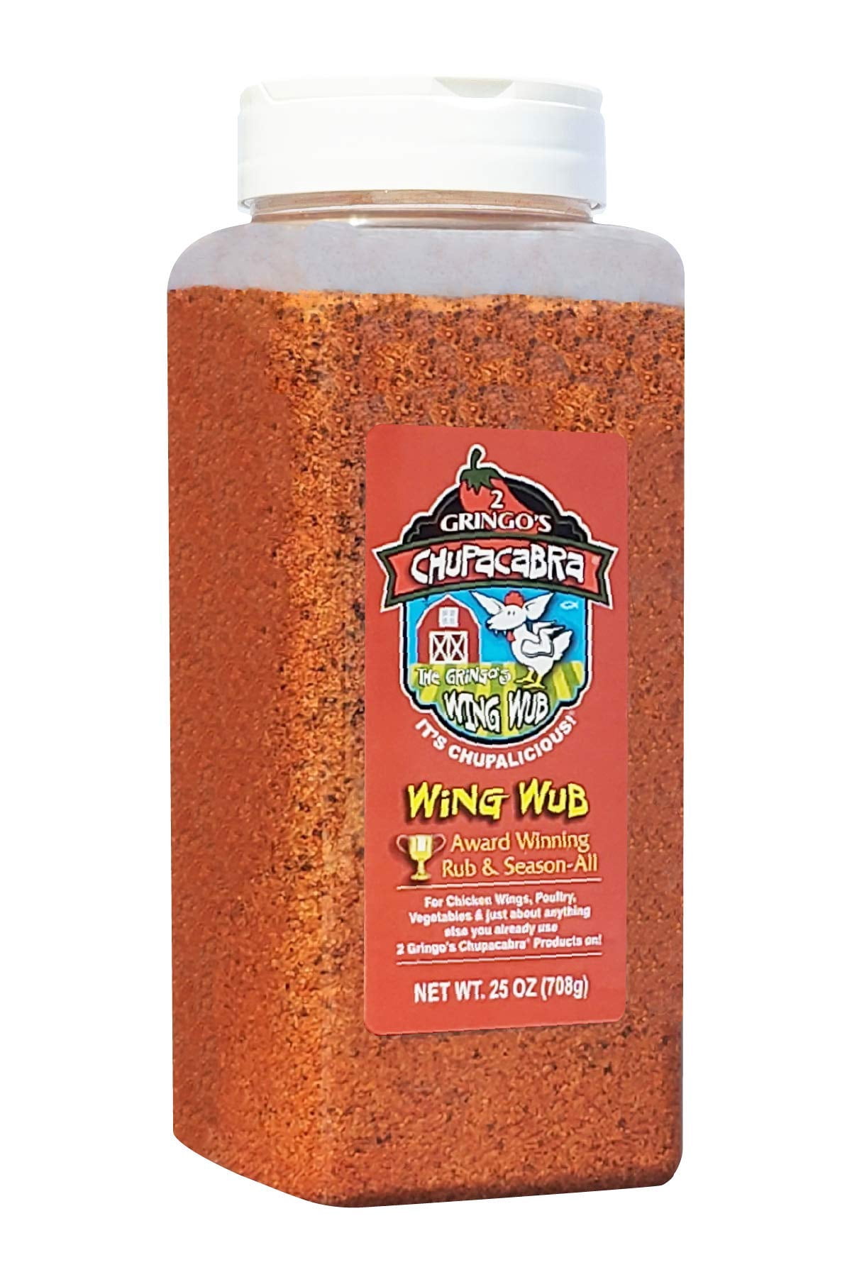 2 Gringos Chupacabra Wing Wub MDA05 Seasoning, 25 Ounces - Walmart.com