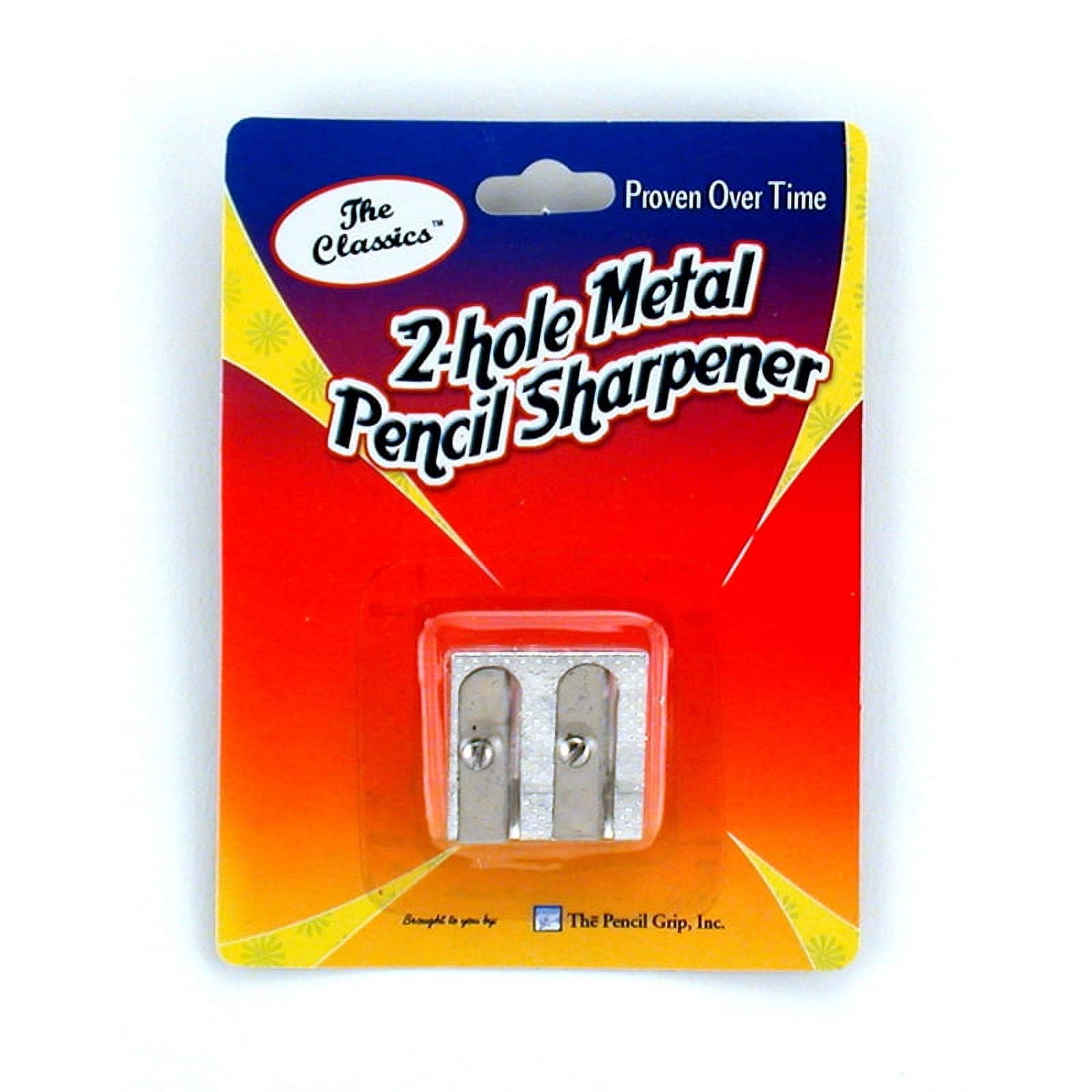 2 HOLE PENCIL SHARPENER METAL - Walmart.com