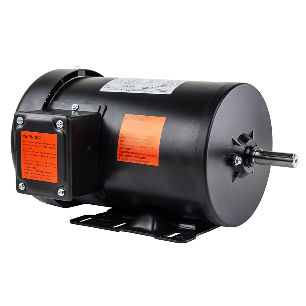 2 HP Electric Motor 3 Phase Premium Efficiency 56H Frame 1800 RPM TEFC ...