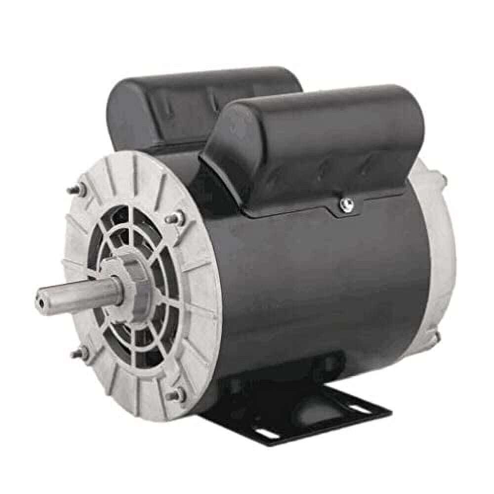 2 HP SPL Air Compressor Electric Motor 1 Phase 3450 RPM 56 Frame 5/8 ...