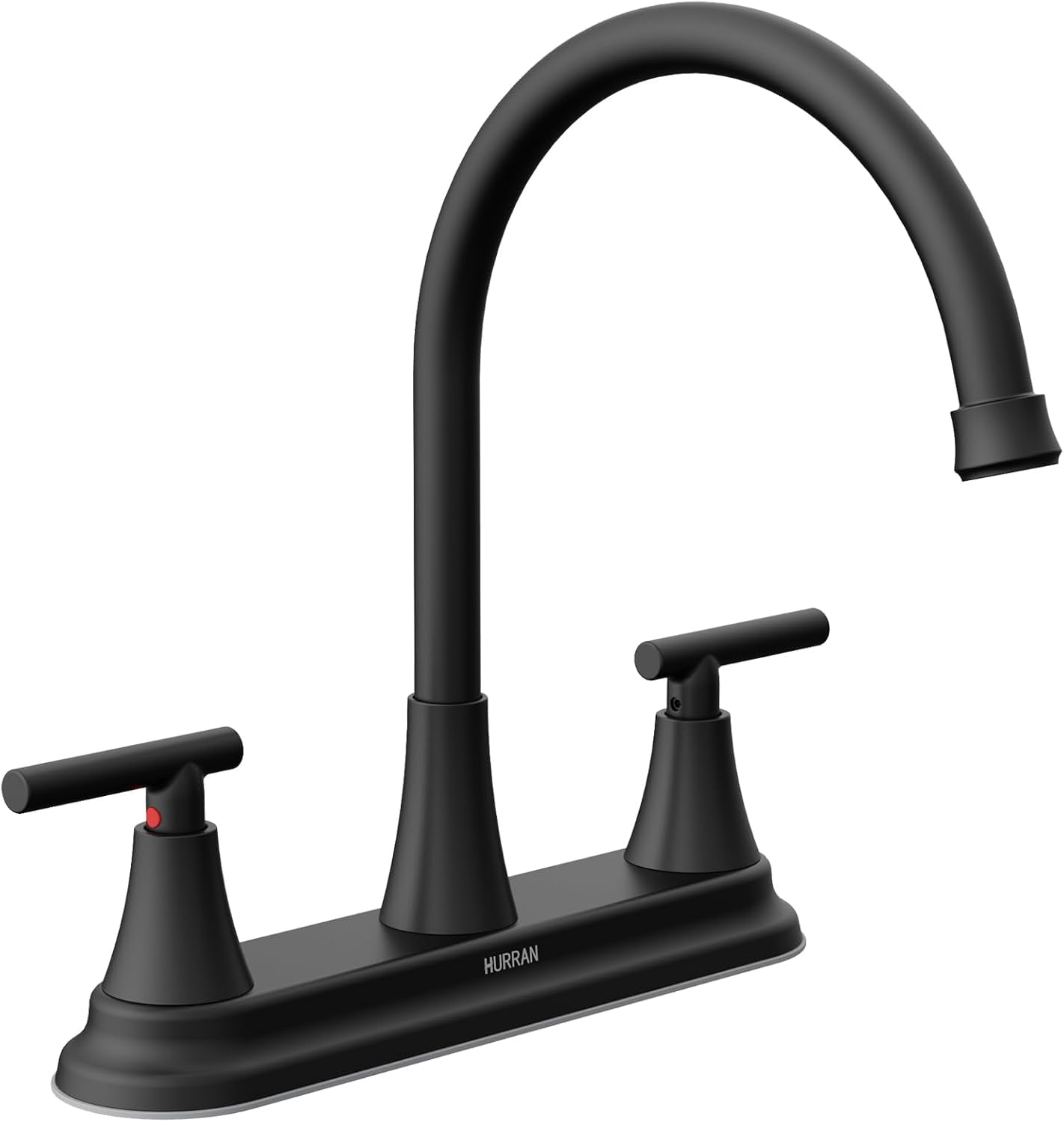 2-Handle Kitchen Faucet with Pull-Out Side Sprayer, 8 Inch High Arch ...