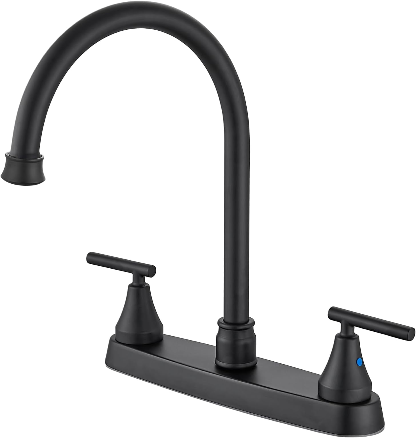 2 Handle Kitchen Faucets Deck Mounted 3 Hole 8 Inch RV Kitchen Sink ...